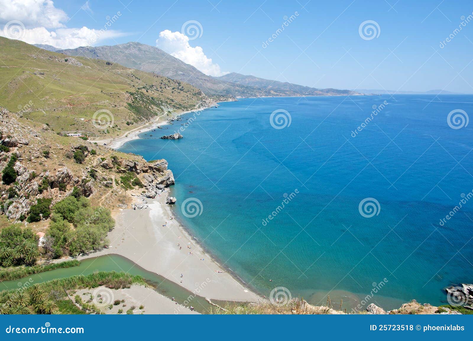 Preveli beach, Crete stock photo. Image of holidays, beach - 25723518