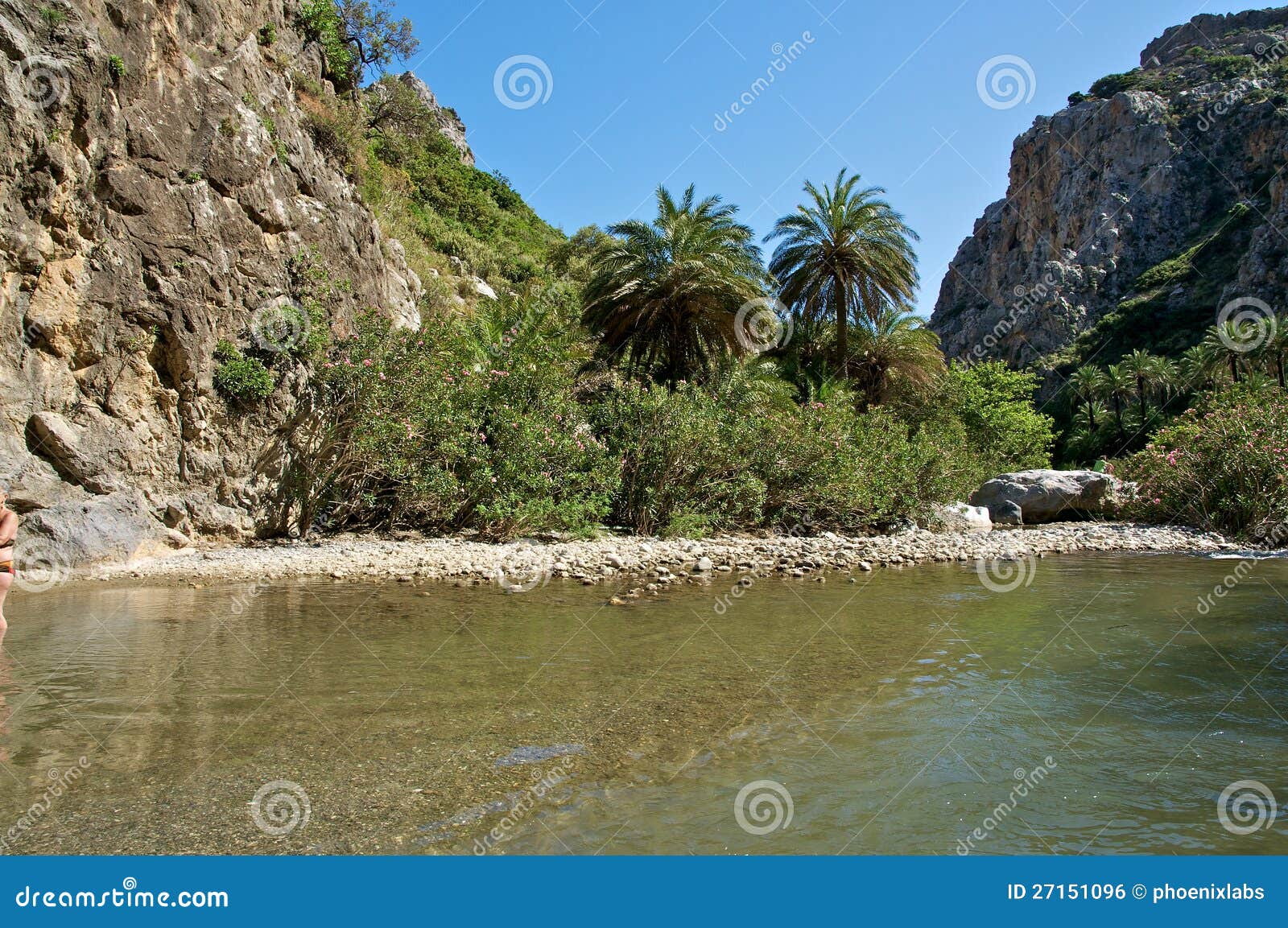 Preveli beach, Crete stock photo. Image of greece, preveli - 27151096