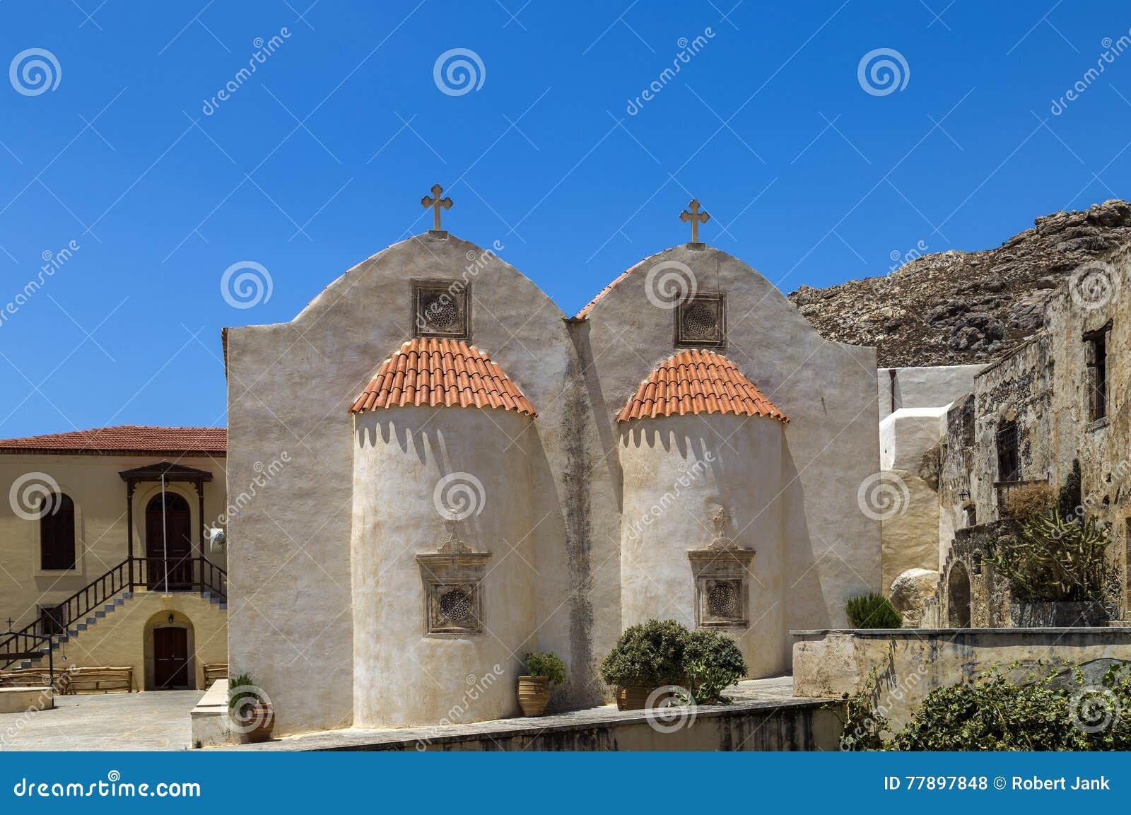 Preveli monastery, Crete stock photo. Image of christian - 77897848