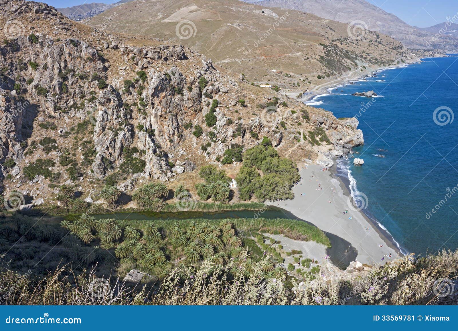 Preveli, palm grove stock image. Image of europ, scenery - 33569781