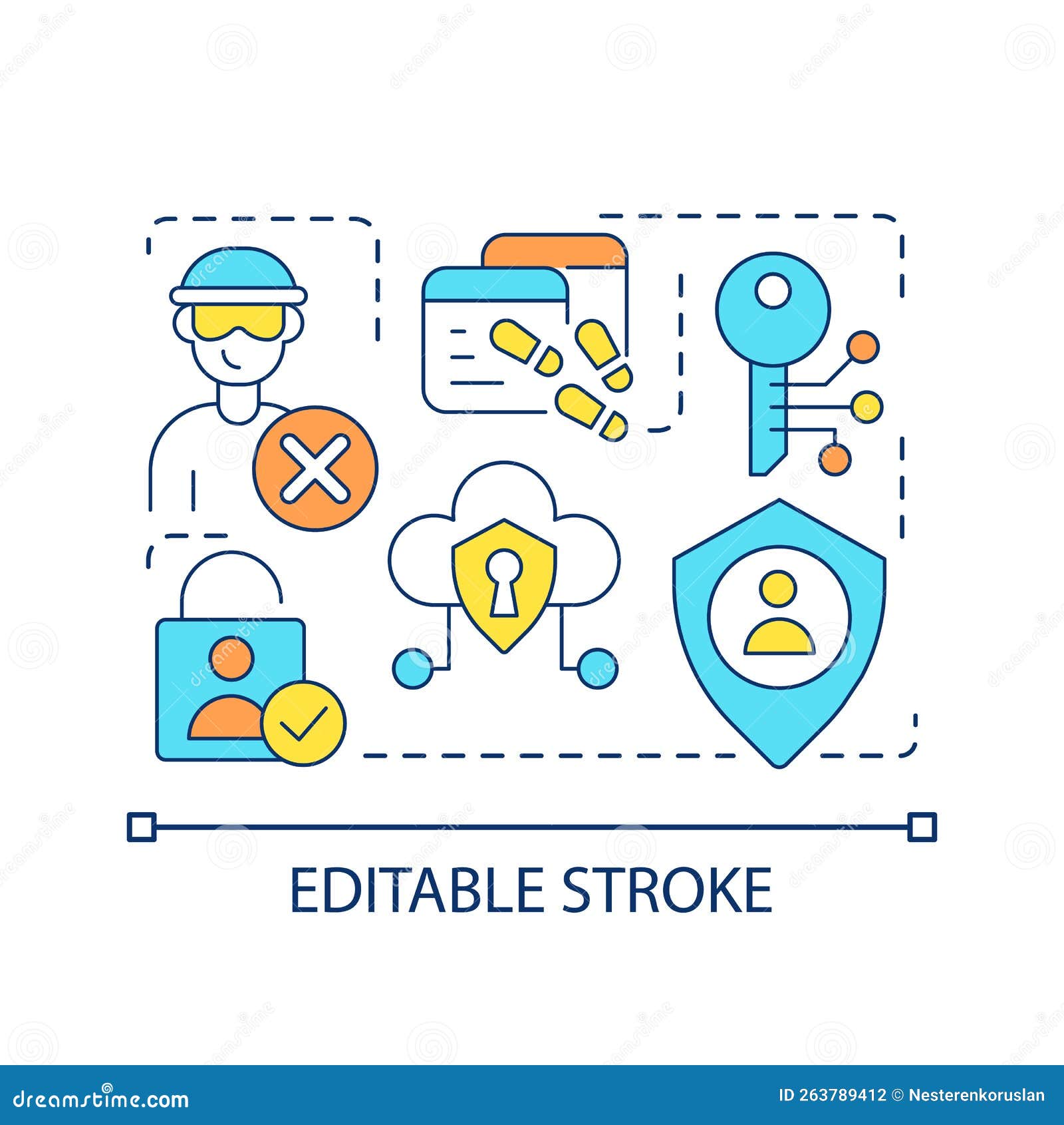 Prevent Hacking Attack Concept Icon Vector Illustration | CartoonDealer ... Prevent Hacking Attack Concept Icon Vector Illustration | CartoonDealer ...