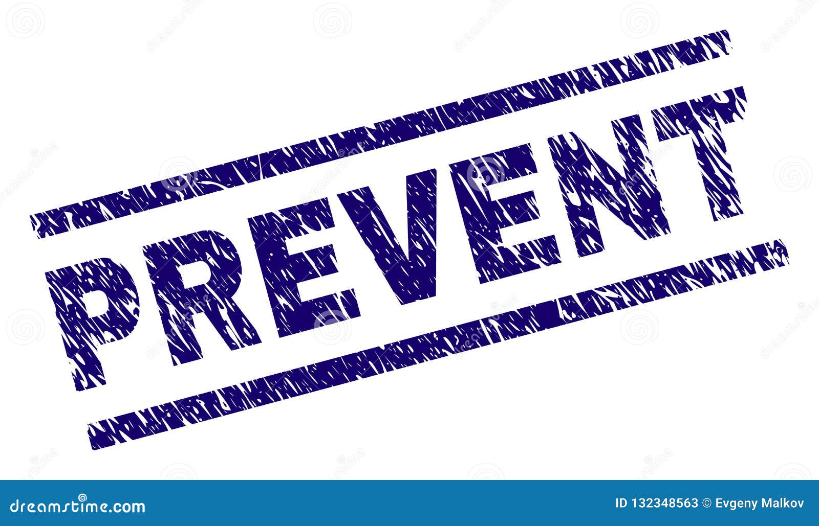 Scratched Textured PREVENT Stamp Seal Stock Vector - Illustration of ...