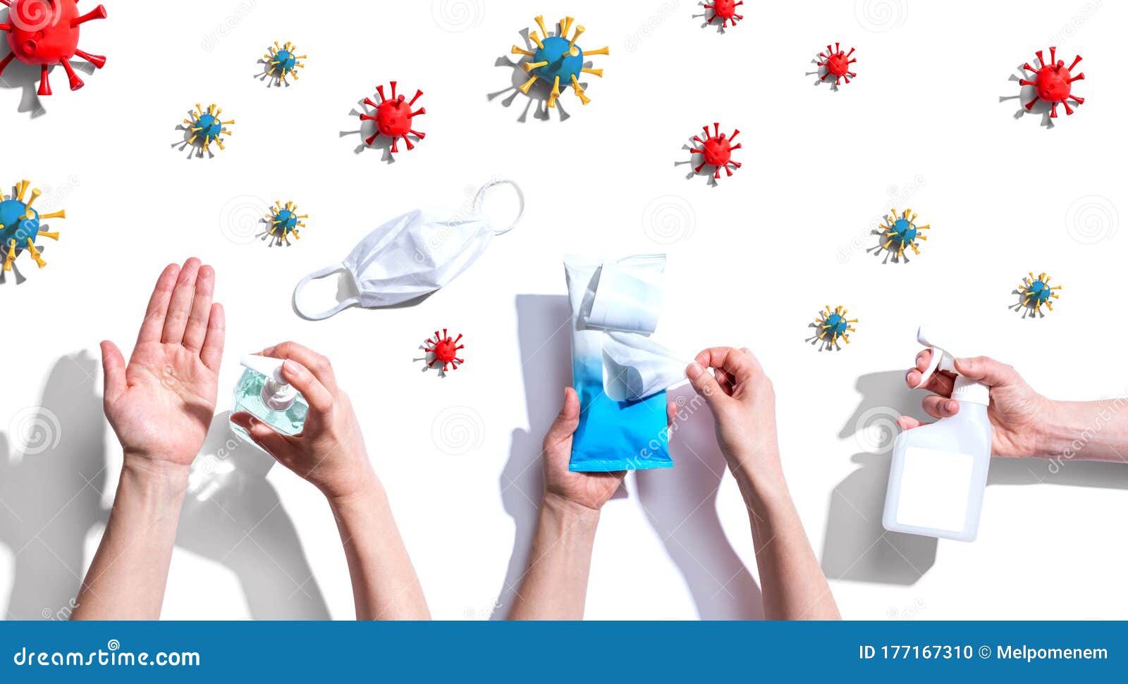 Prevent virus and germs stock photo. Image of sanitize - 177167310