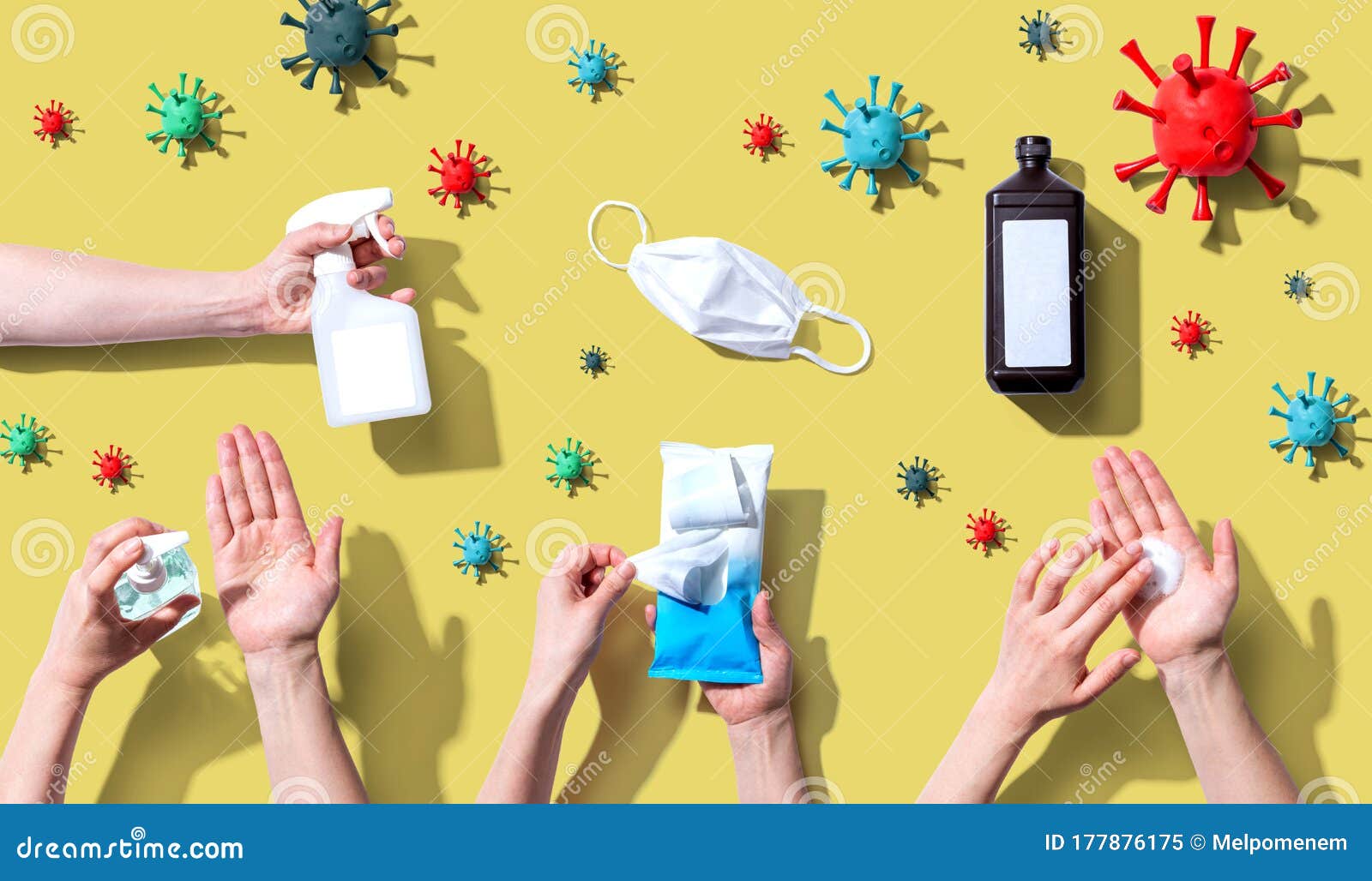 Prevent virus and germs stock image. Image of season - 177876175