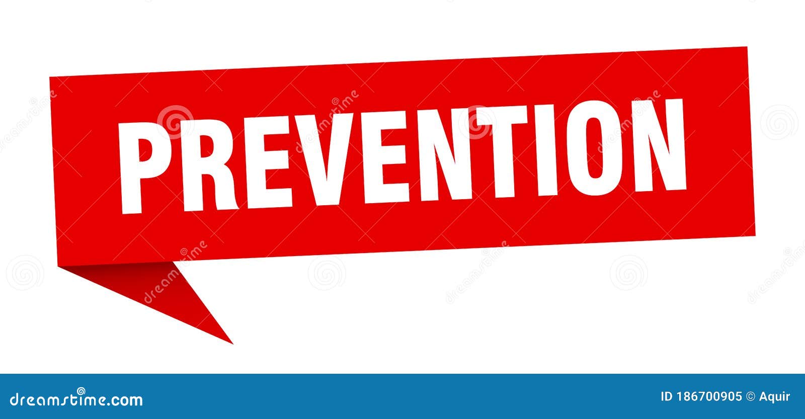 Prevention Banner. Prevention Speech Bubble Stock Vector - Illustration ...