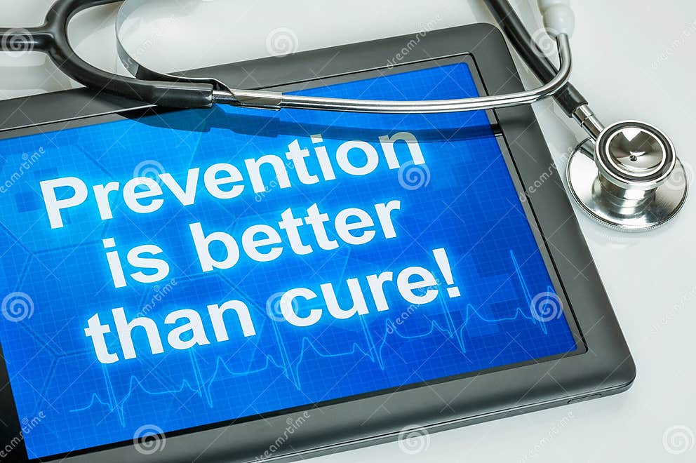 Prevention Is Better Than Cure Stock Image Image Of Precaution