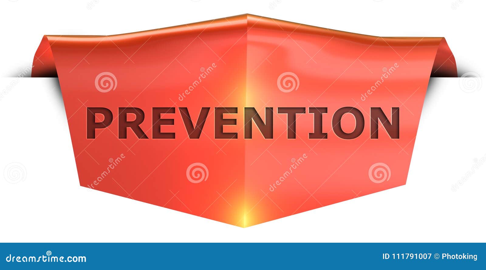 Banner prevention stock illustration. Illustration of background ...