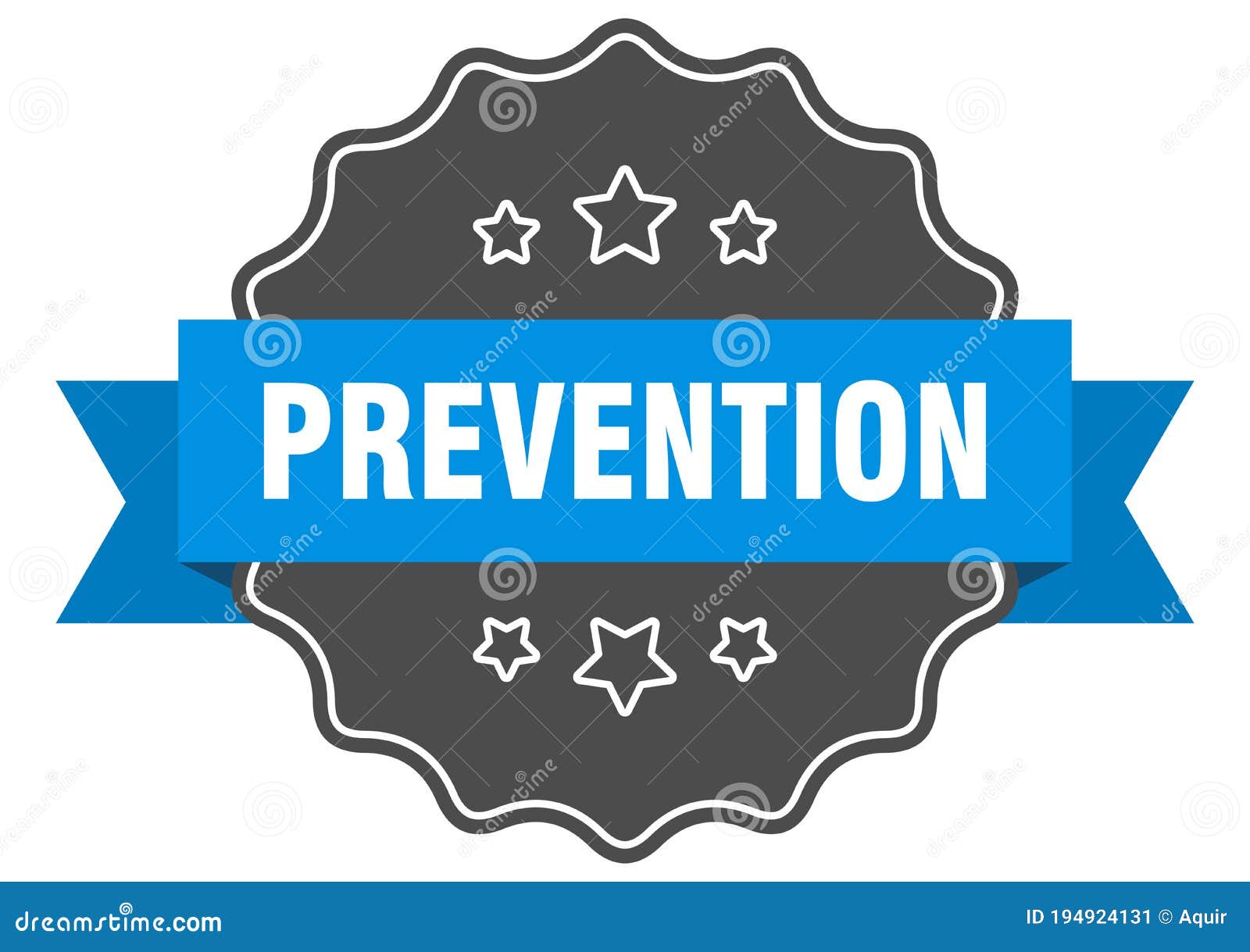Prevention Label. Prevention Isolated Seal. Sticker. Sign Stock Vector ...