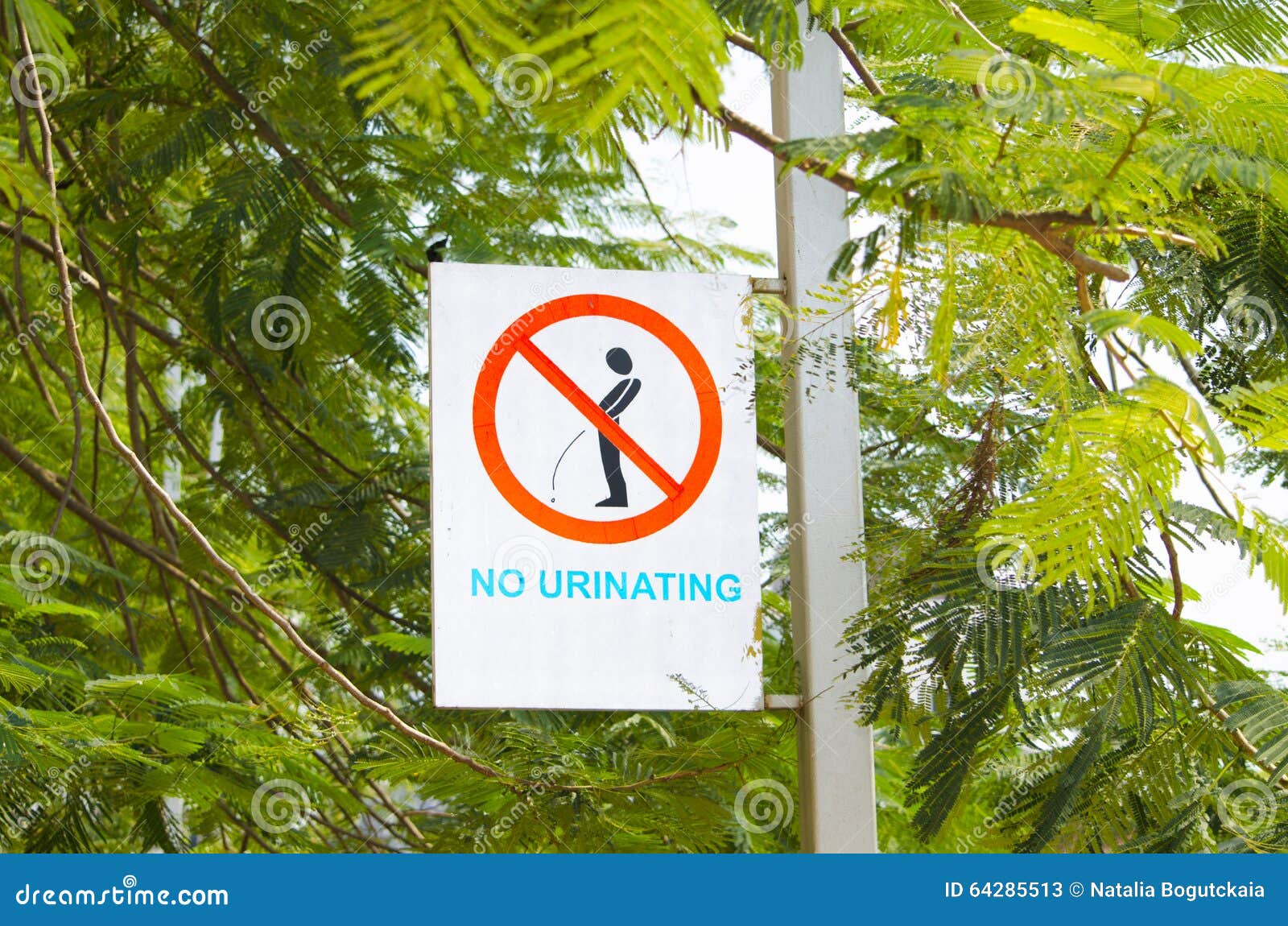 Prevention Sign in the City Stock Image - Image of penalty, sign: 64285513