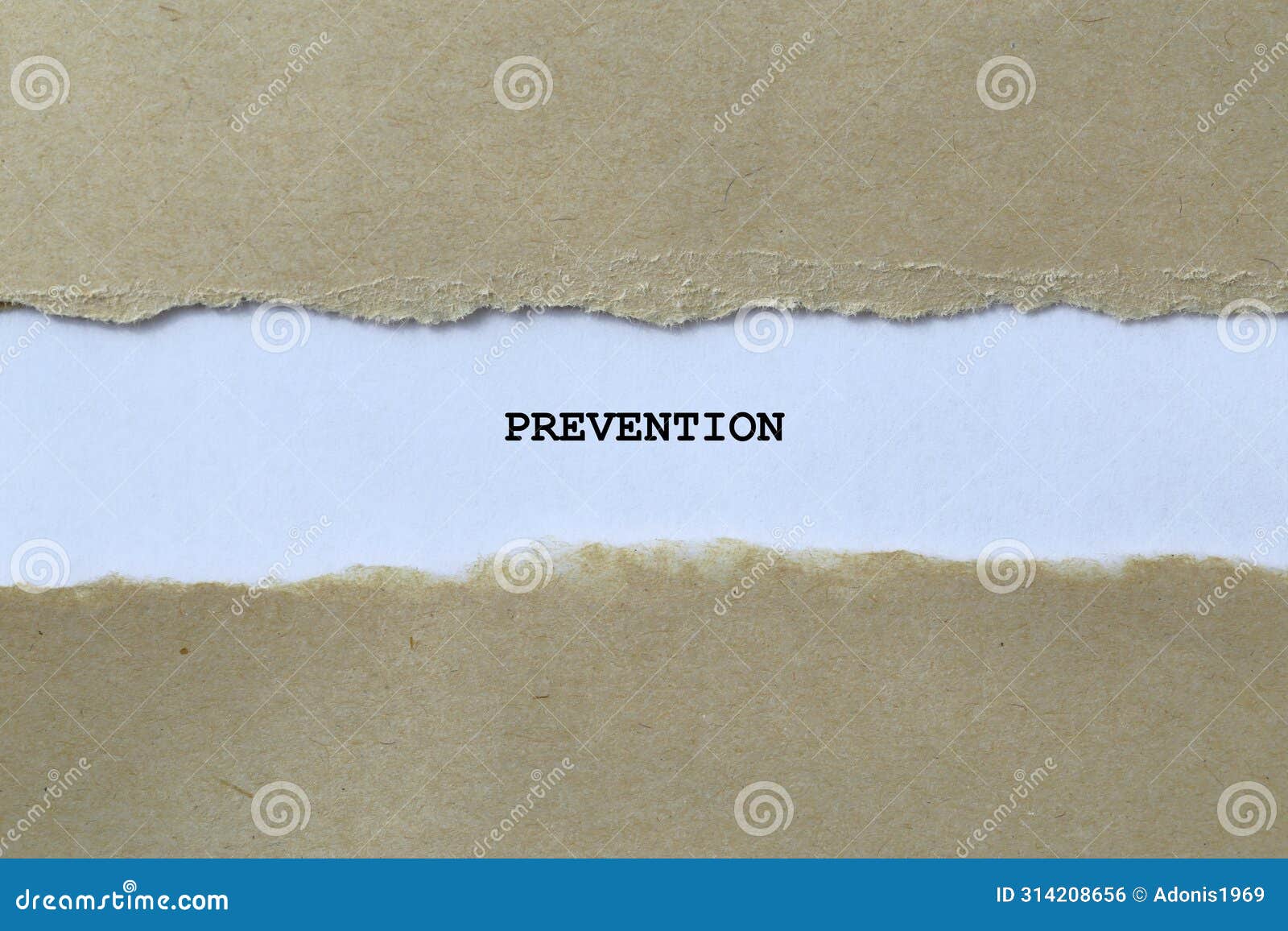 Prevention Word on White Paper Stock Photo - Image of promotion ...