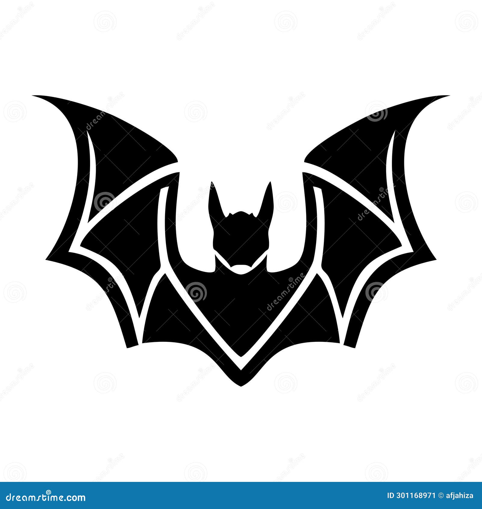 Bat Logo Icon Template Symbol 1 Stock Vector - Illustration of scary ...