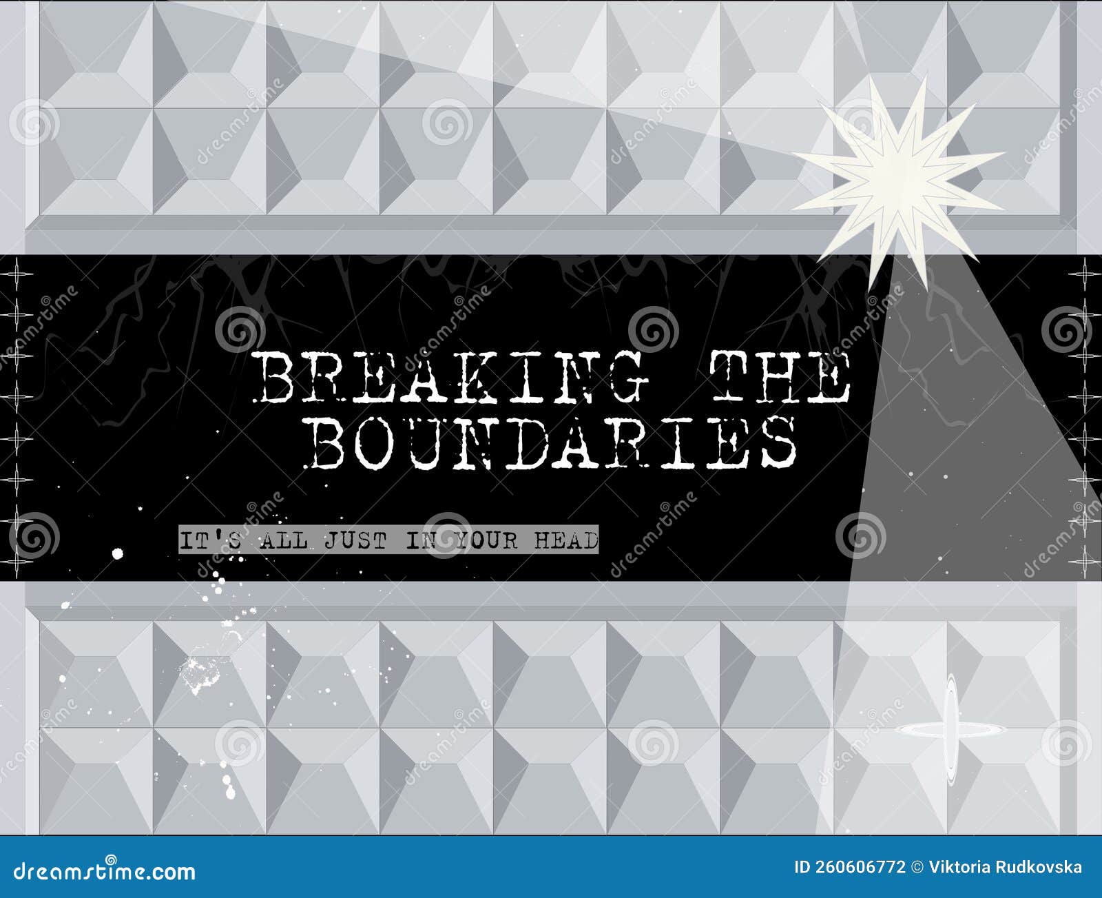 Preview Banner Design Pattern. Concrete Fence Stock Vector ...