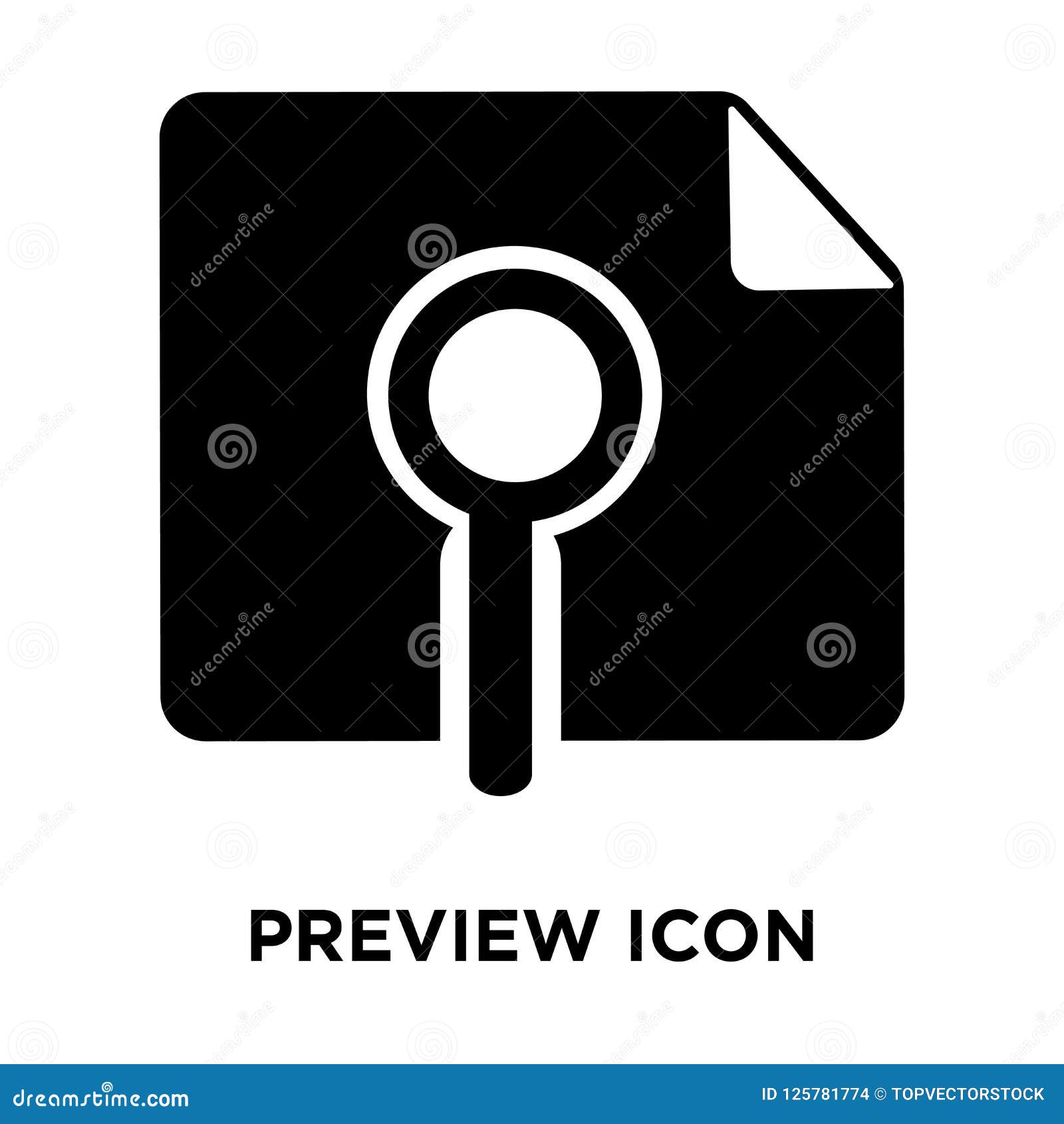 Preview Icon Vector Isolated On White Background, Logo Concept O ...