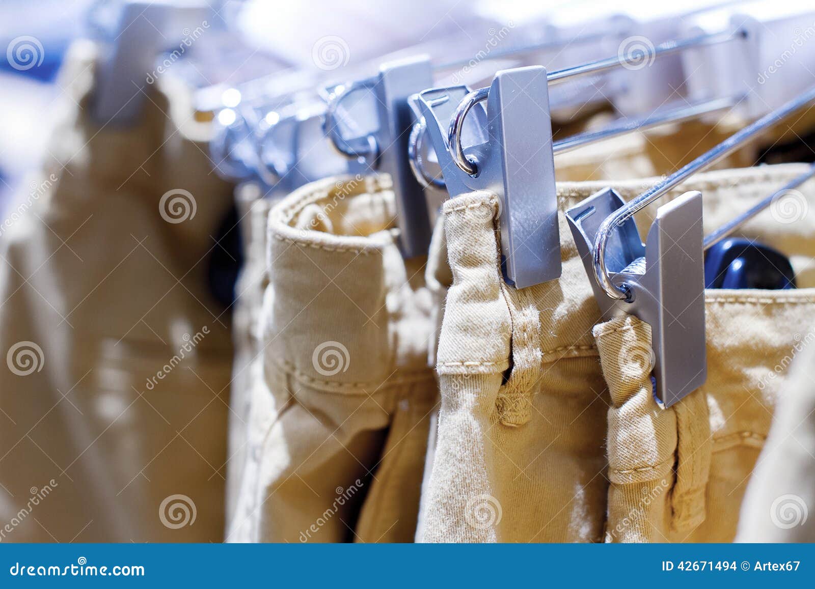 Jeans Hanging Wooden Wall Stock Image | CartoonDealer.com #37795087