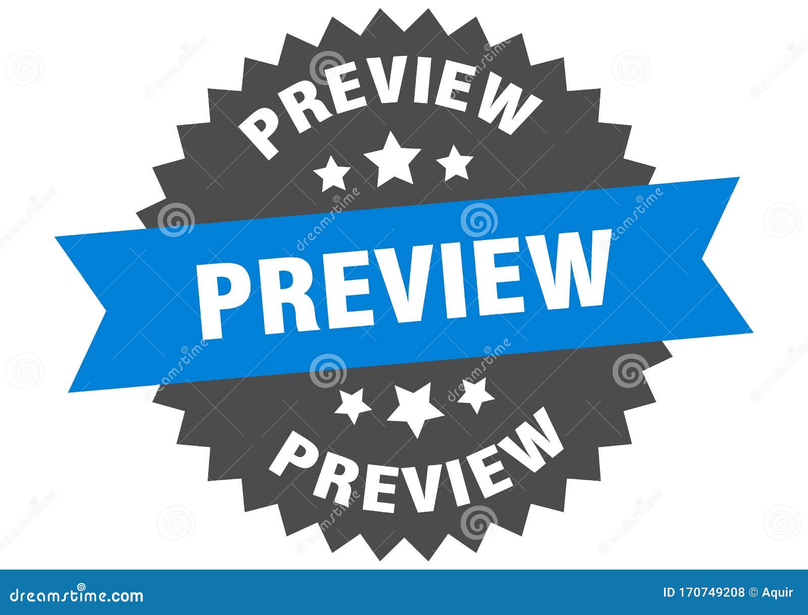 Preview Sign. Preview Circular Band Label. Preview Sticker Stock Vector ...