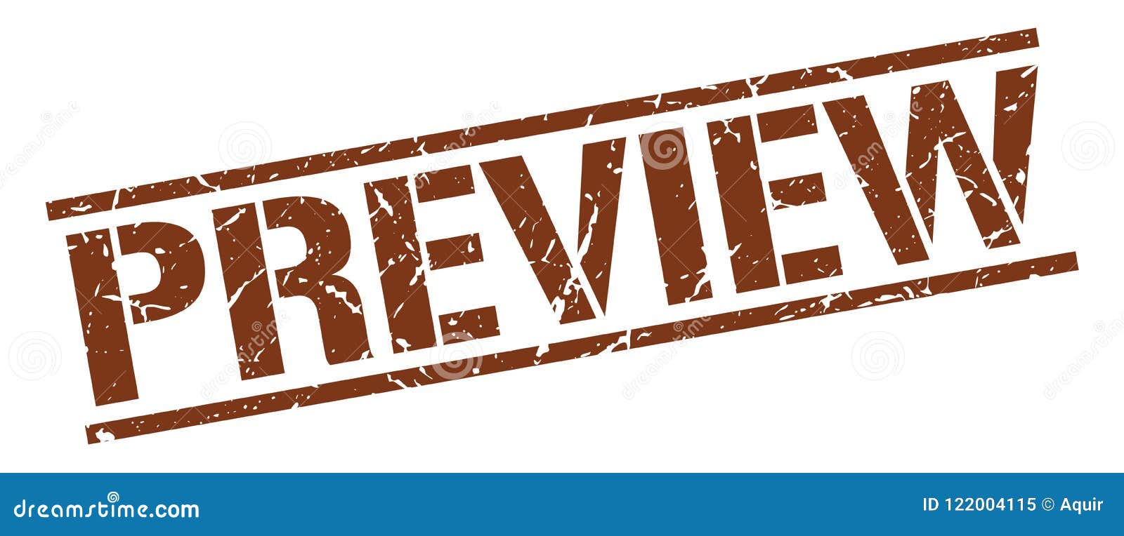 Preview stamp stock vector. Illustration of rubber, isolated - 122004115