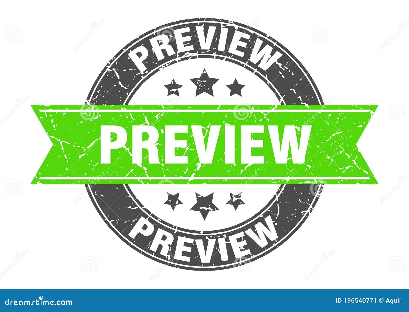 Preview stamp stock vector. Illustration of seal, black - 196540771