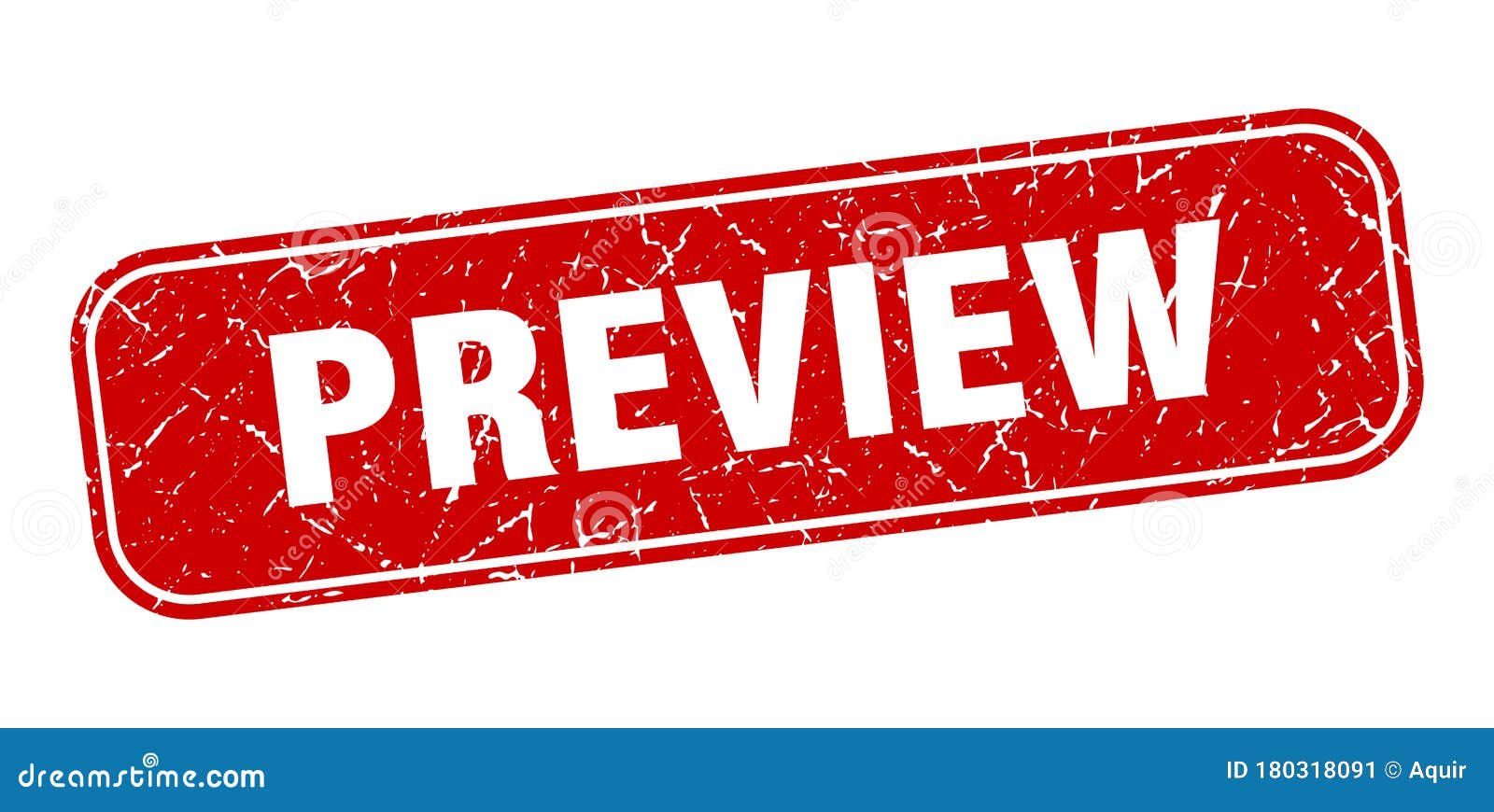 Preview Stamp. Preview Square Grungy Isolated Sign Stock Vector ...