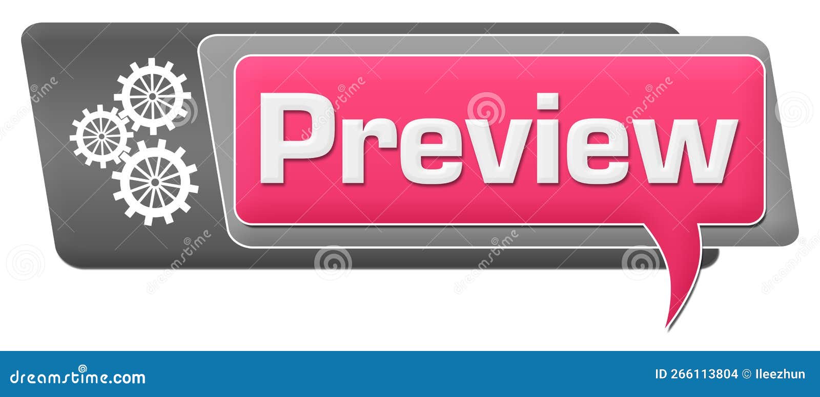Preview Pink Grey Comment Symbol Horizontal Royalty-Free Stock Image ...