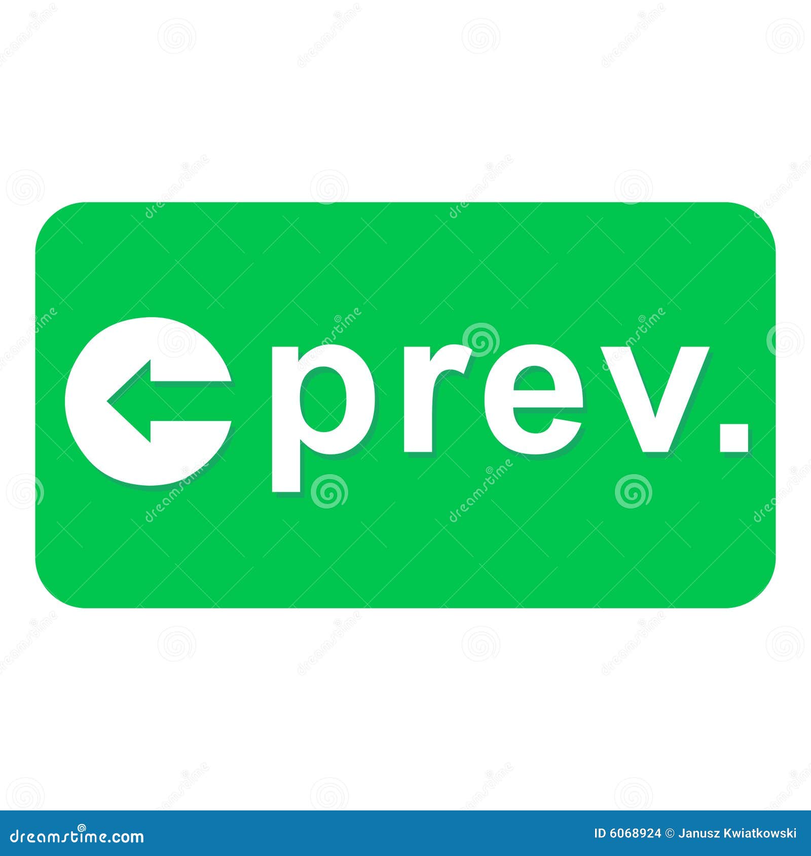 Previous arrow button stock illustration. Illustration of back - 6068924