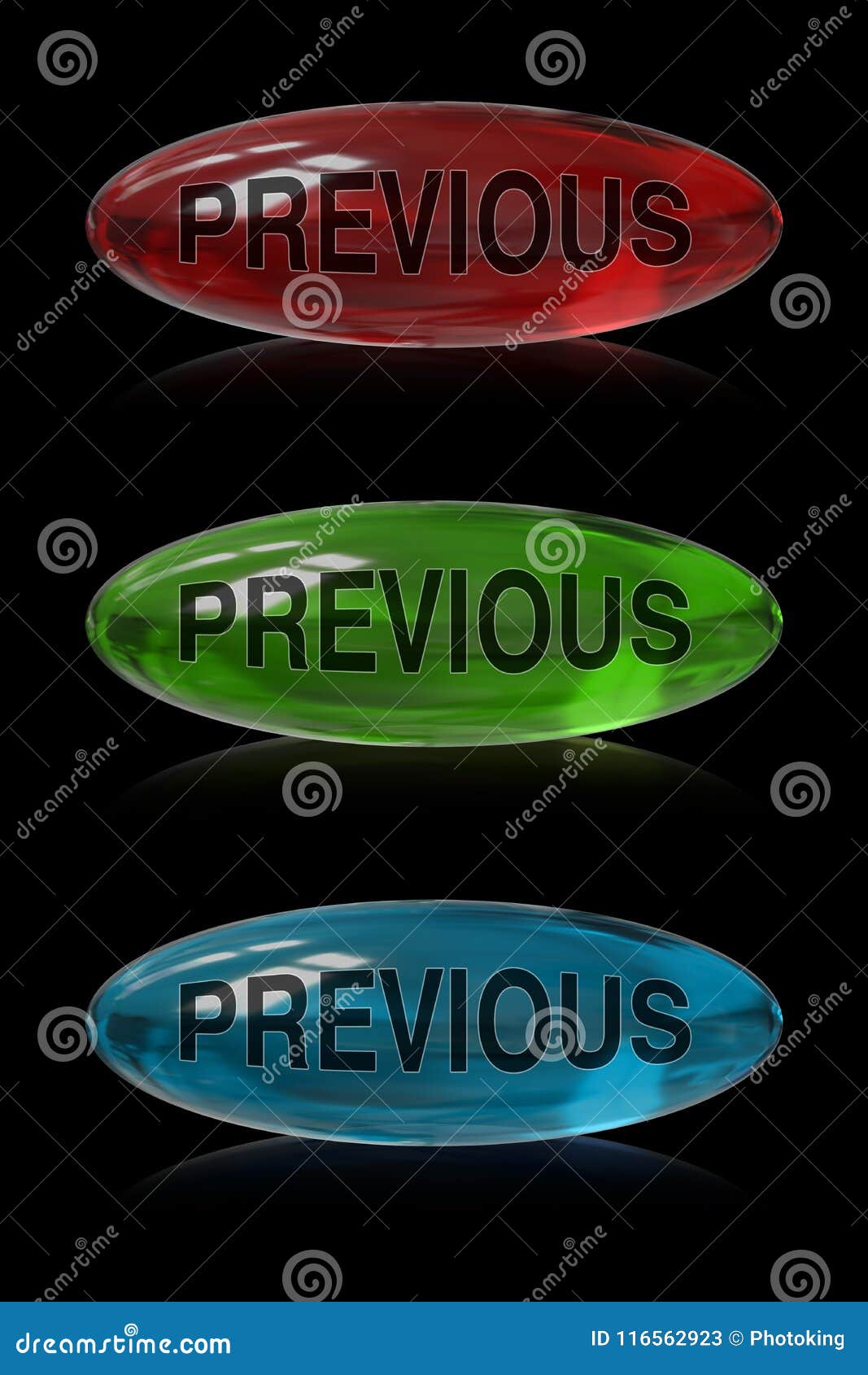 Previous button stock illustration. Illustration of vector - 116562923