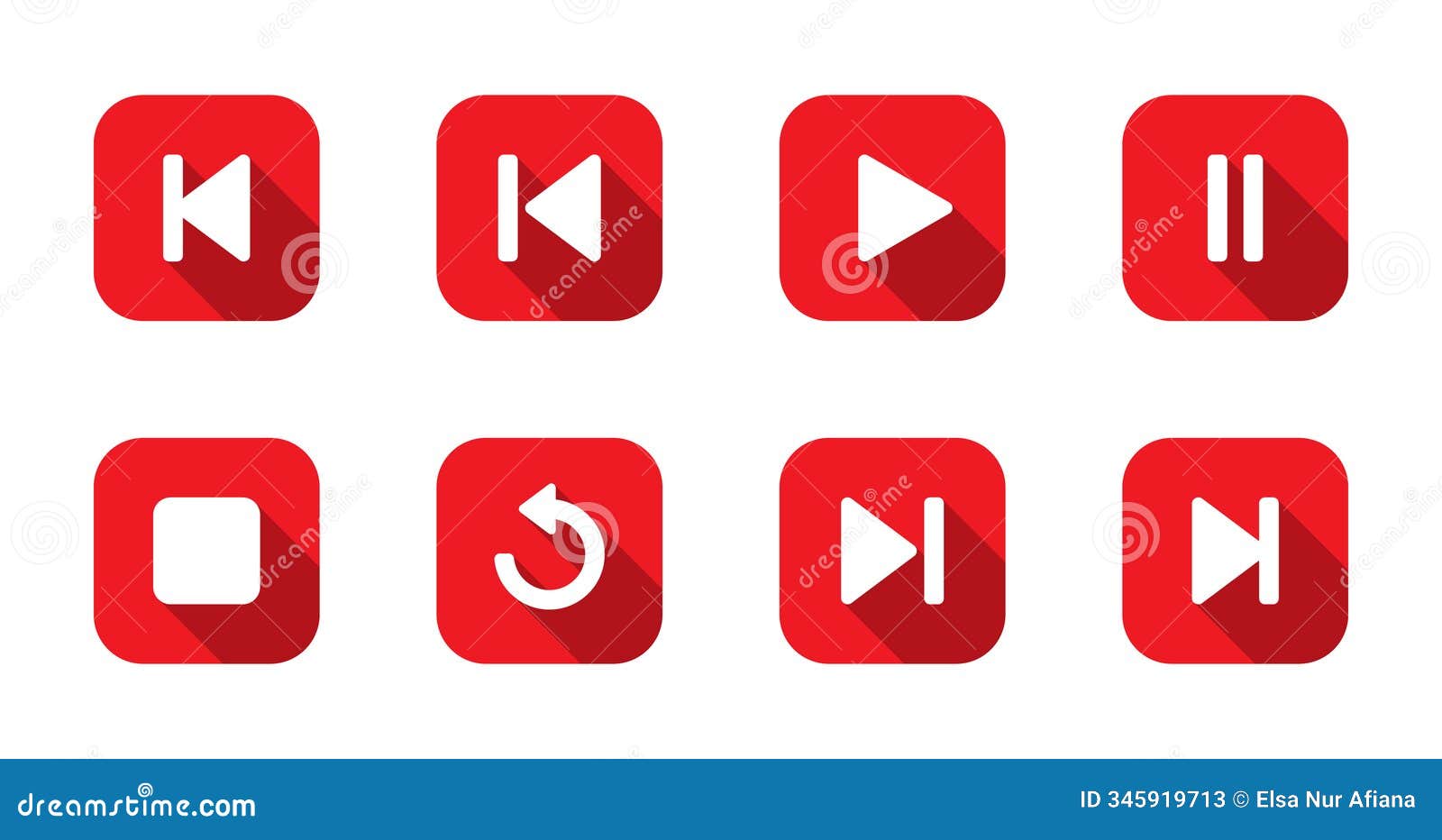 Next Track Button Symbol Sign White Icon With Shadow Stock Photo ...