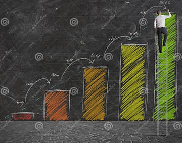 Prevision of statistics stock photo. Image of number - 28504374