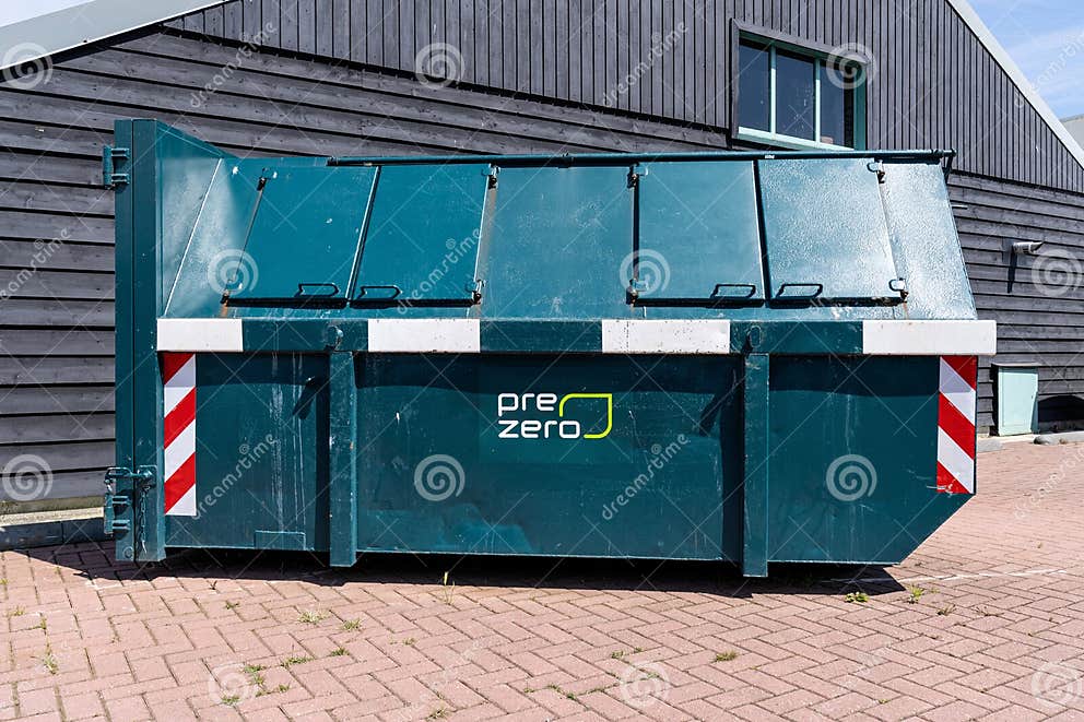 PreZero roll-off container editorial image. Image of trash - 323785480
