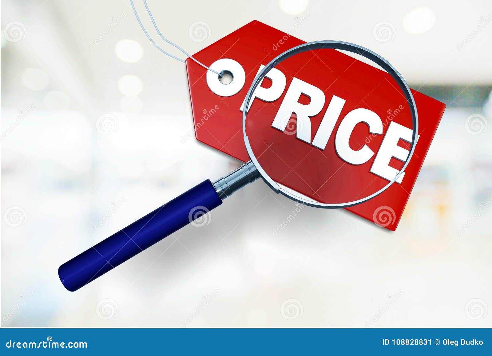 Prezzo immagine stock. Immagine di ingrandimento, vendere - 108828831