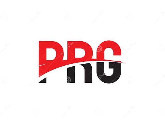 PRG Letter Initial Logo Design Vector Illustration Stock Vector ...