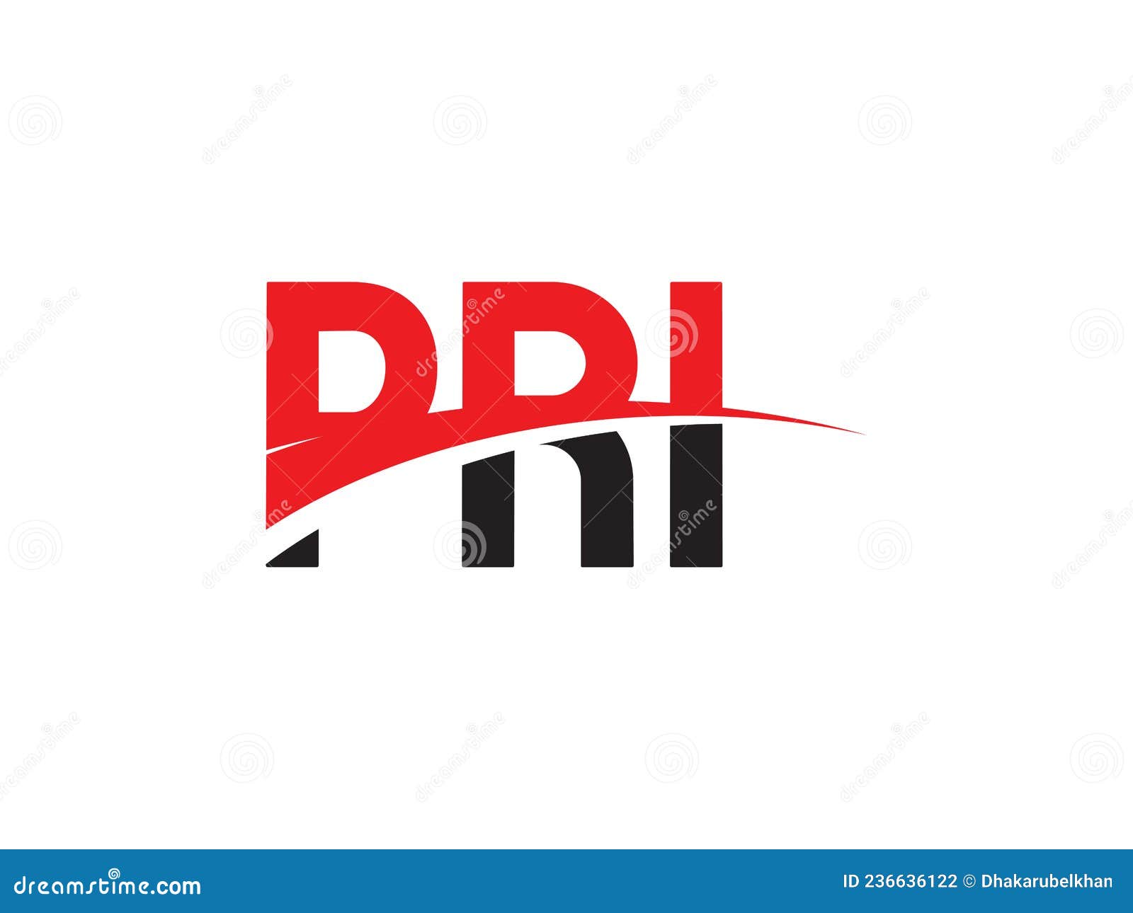PRI Letter Initial Logo Design Vector Illustration Stock Vector ...