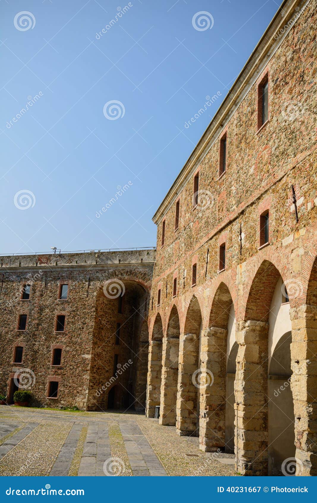 Priamar Fortress stock image. Image of italy, medieval - 40231667