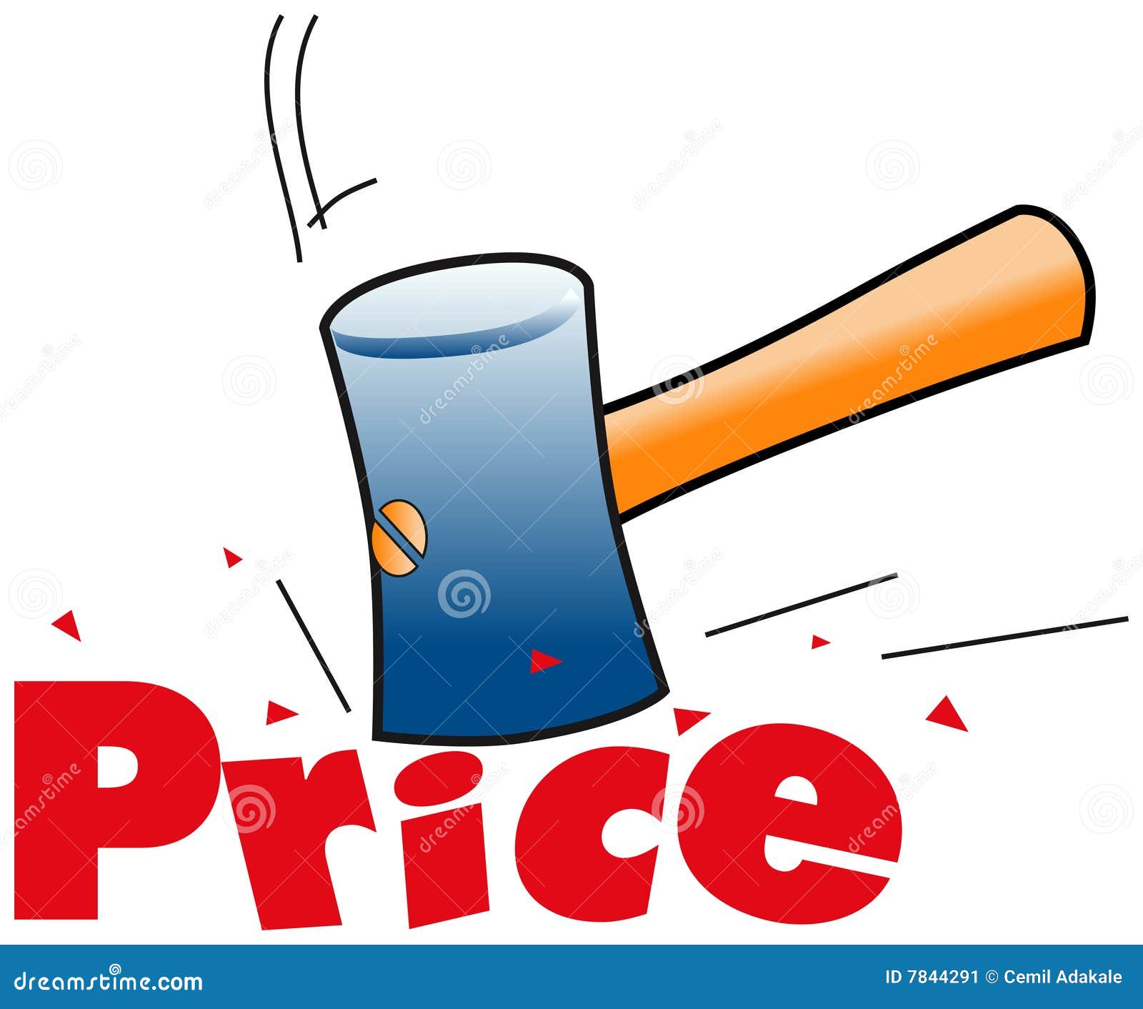 Price stock vector. Illustration of finance, arrow, bear - 7844291