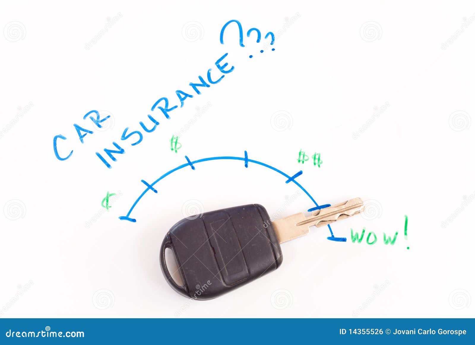The Price of Car Insurance stock photo. Image of damage - 14355526