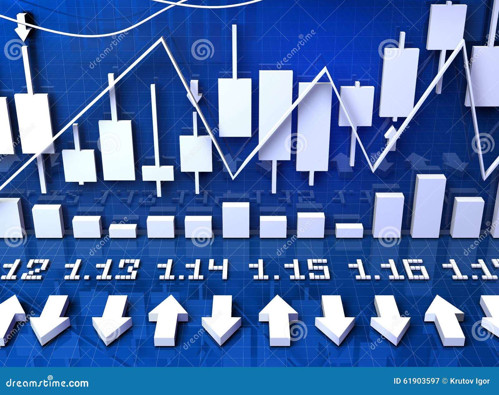 Pie Chart Stylized Explorer Having A Compass Vector Illustration ...