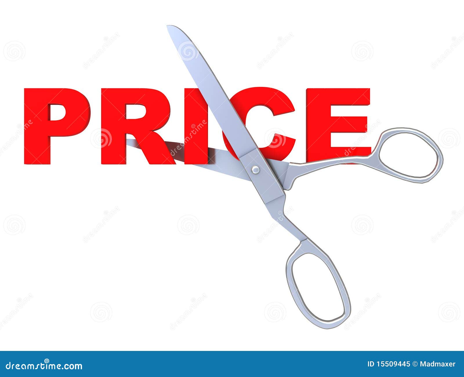 Price cutting stock illustration. Illustration of metal - 15509445