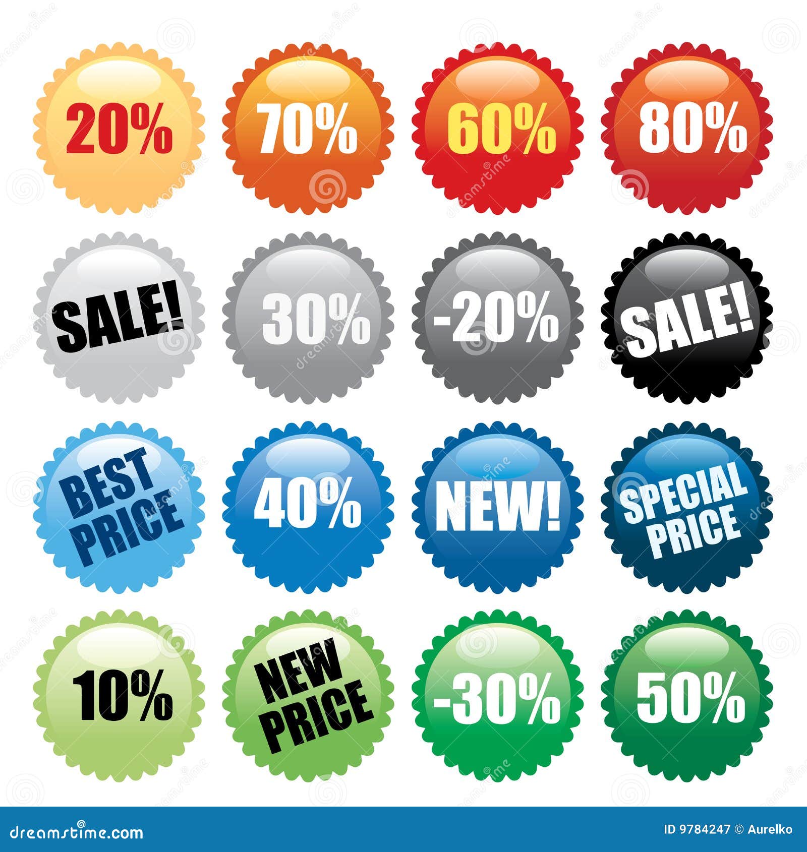 Price down stock vector. Illustration of color, glossy - 9784247
