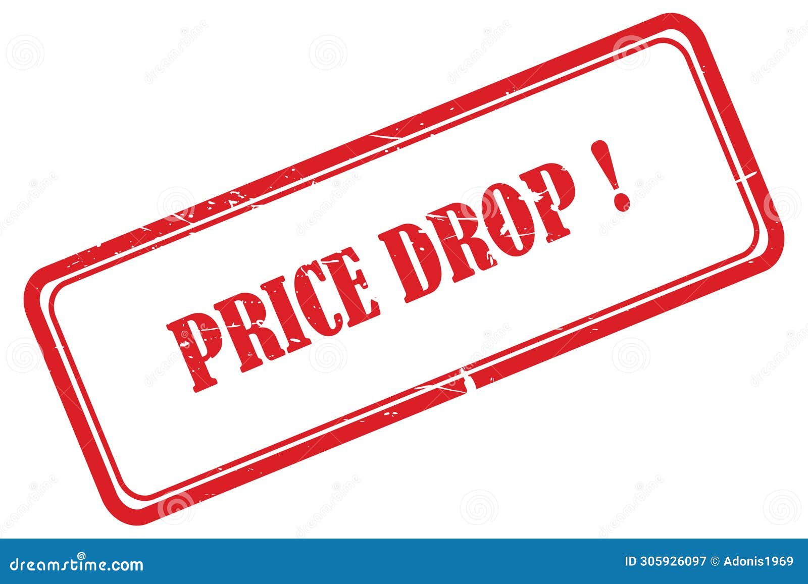 Price drop stamp on white stock illustration. Illustration of ...