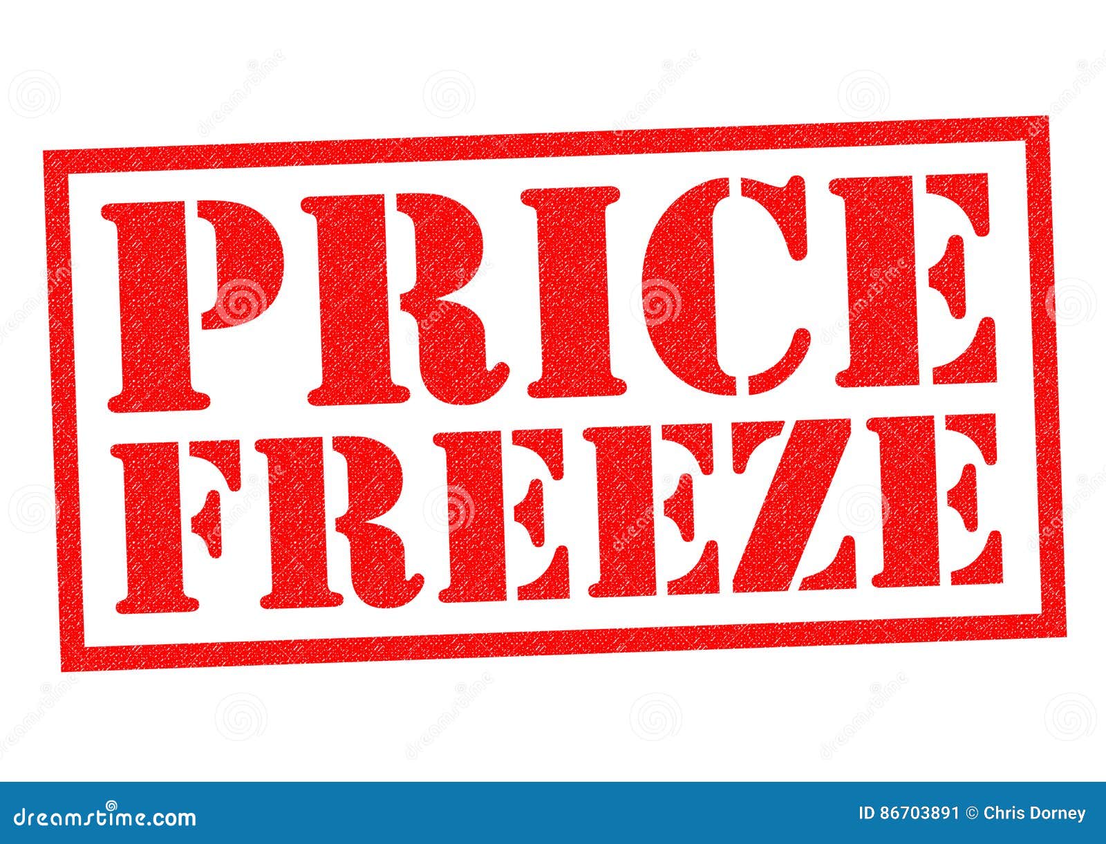 PRICE FREEZE stock illustration. Illustration of isolated - 86703891