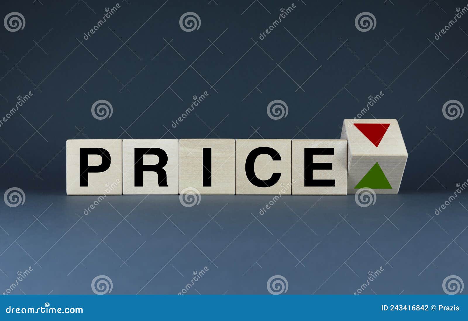 Price is Going Down or Up. Concept Business Stock Photo - Image of ...