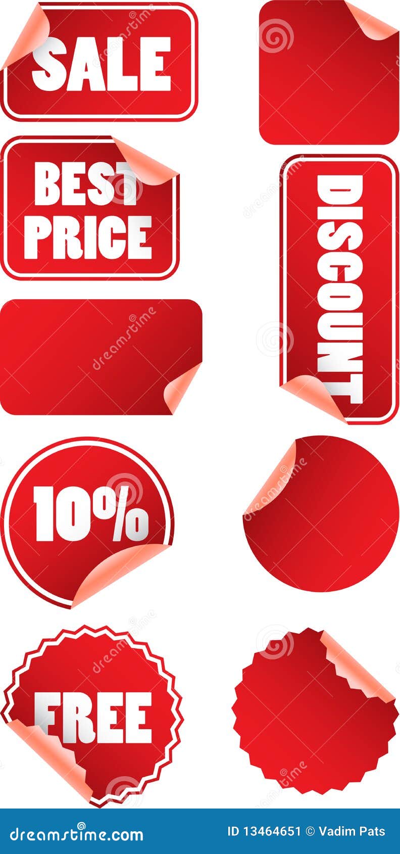 Price labels stock vector. Illustration of circle, business - 13464651