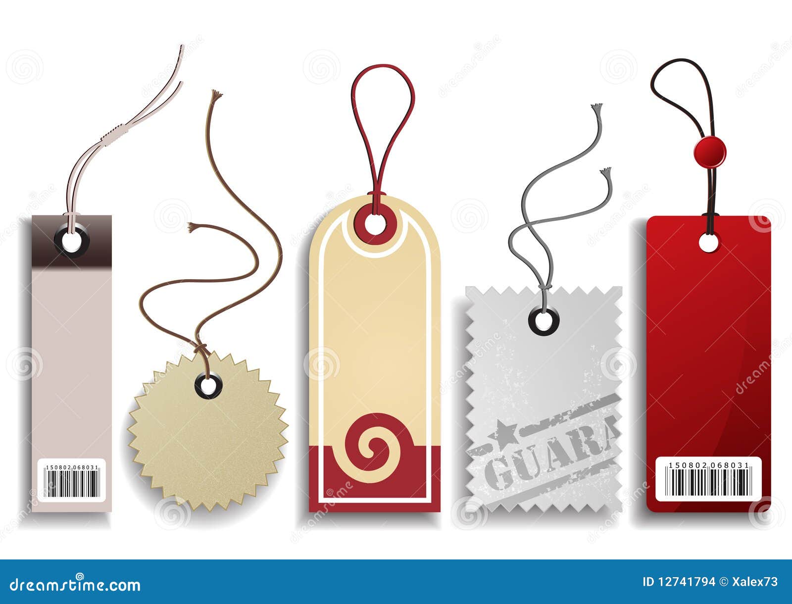 Price Labels Set stock vector. Illustration of blank - 12741794