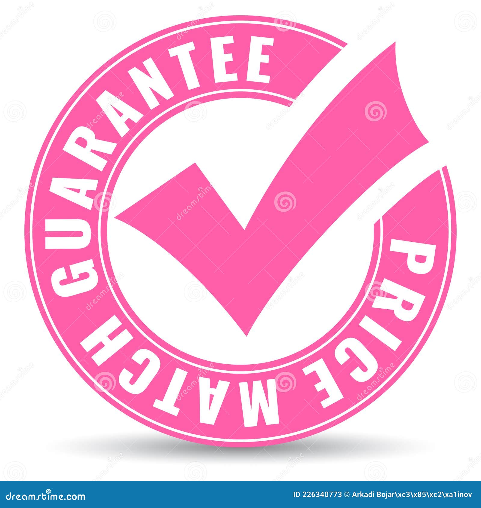 Price match guarantee icon stock vector. Illustration of emblem - 226340773