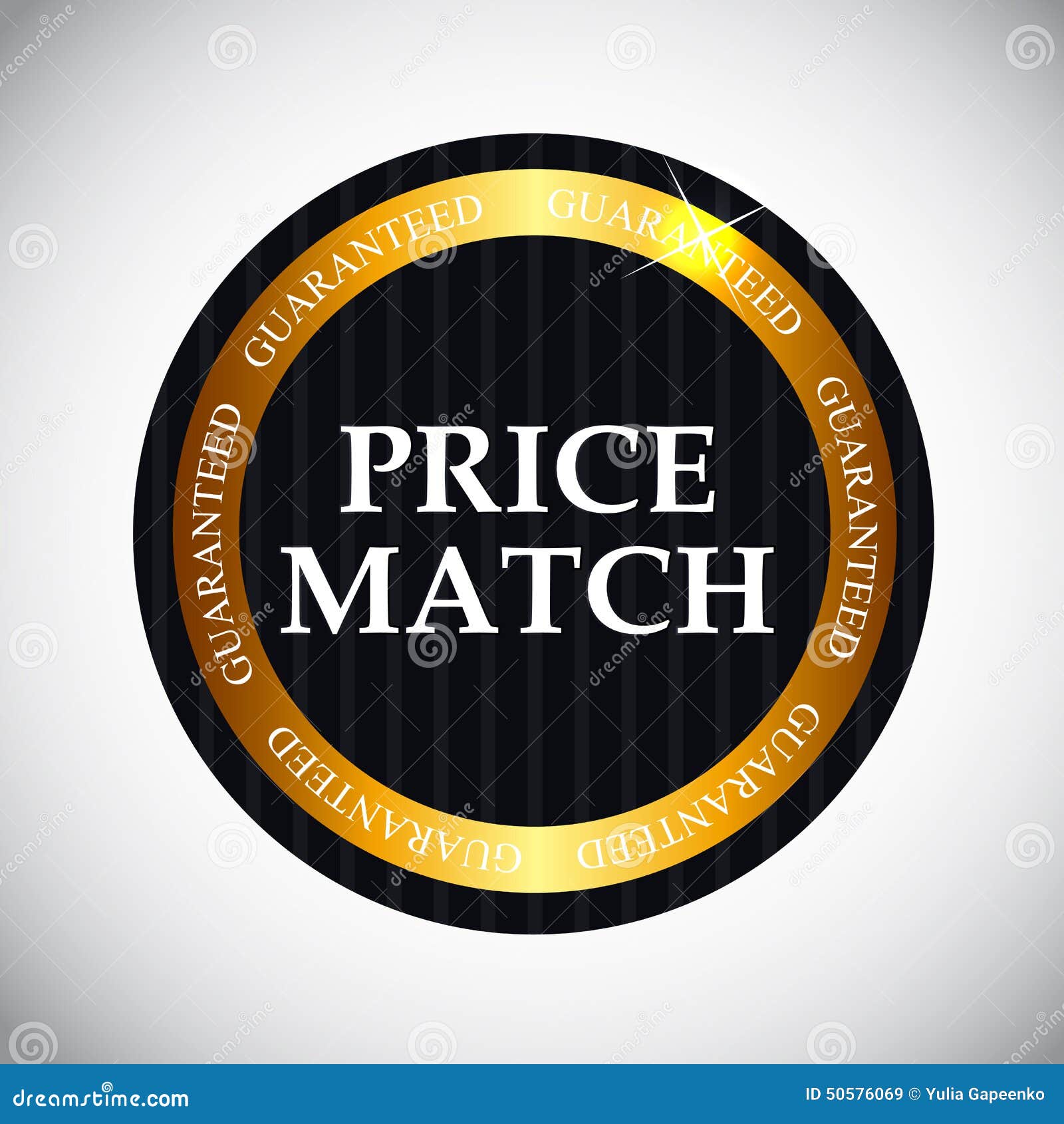 Price Match Label Vector Illustration Stock Vector - Illustration of ...