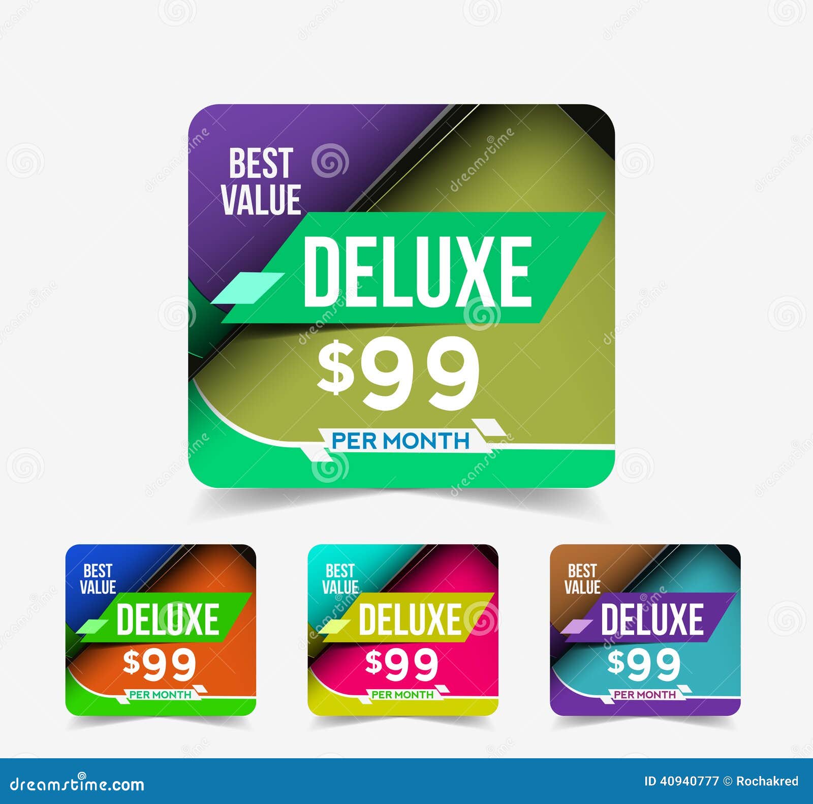 Price Menu Design Template stock vector. Illustration of message - 40940777