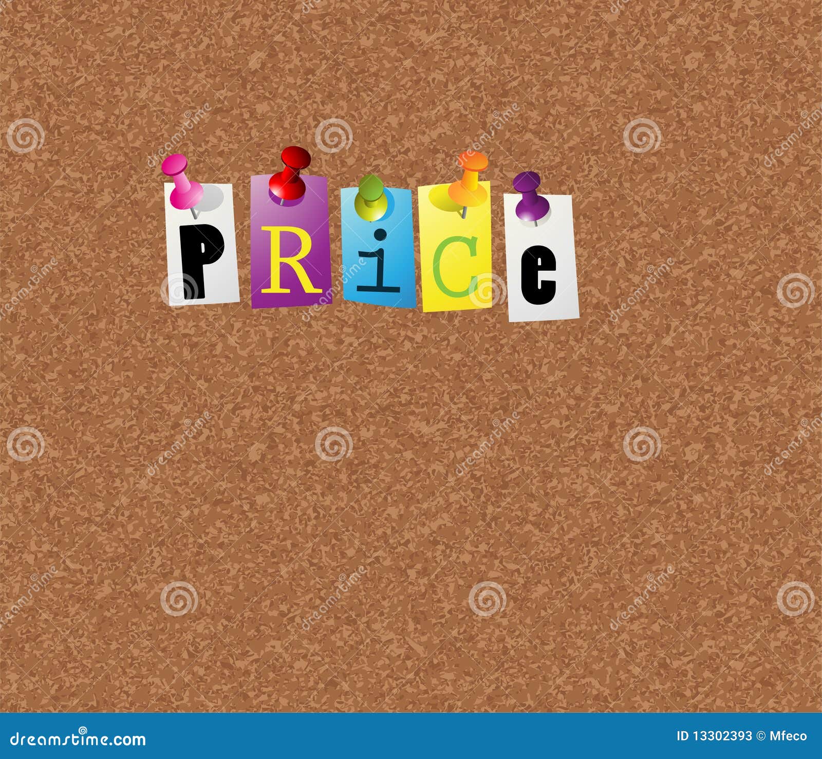 Price notice concept stock vector. Illustration of board - 13302393
