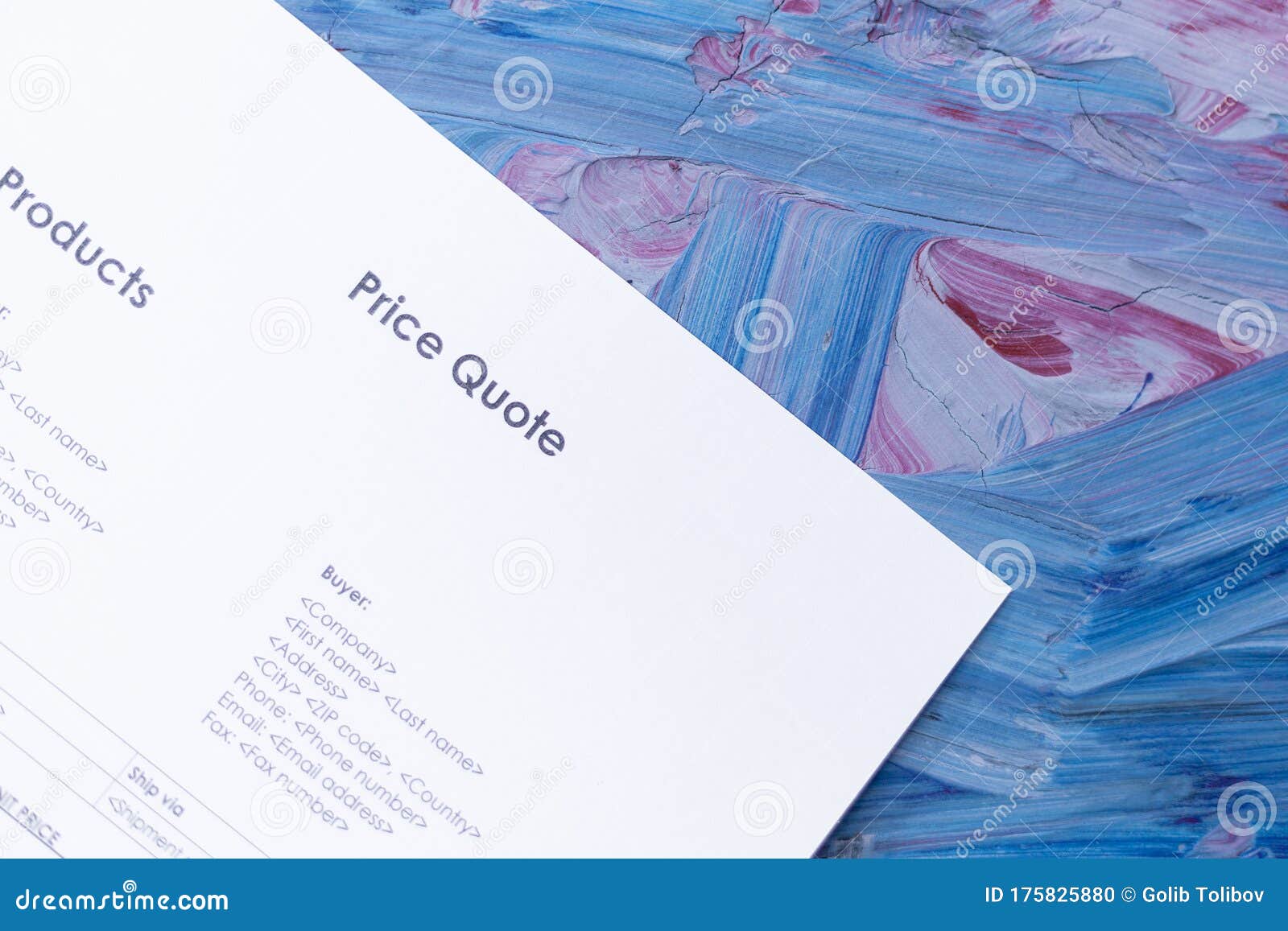 A price quote stock photo. Image of data, background - 175825880