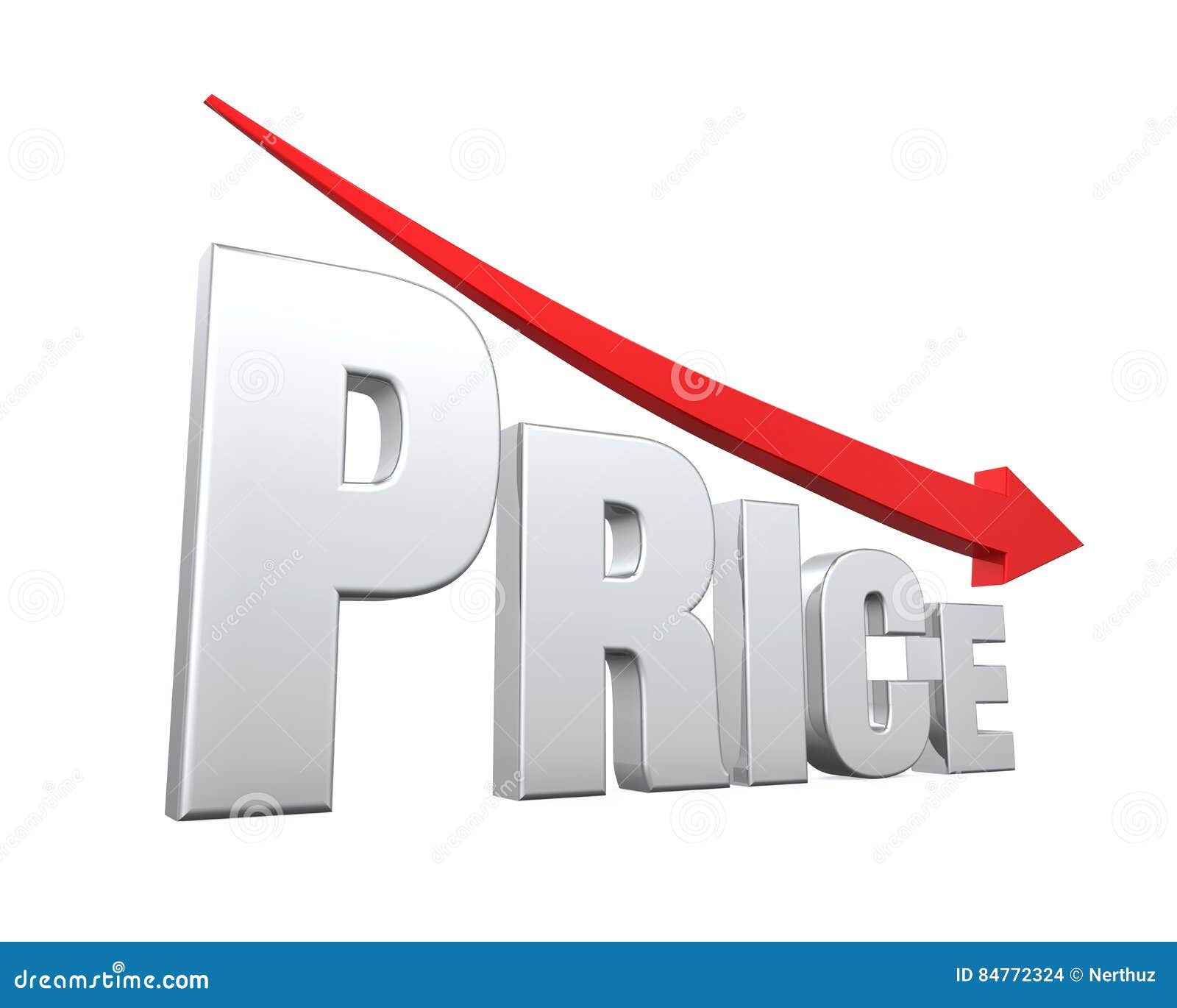 Price Reduction Concept stock illustration. Illustration of crisis ...