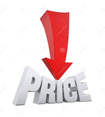 Price Reduction Concept stock illustration. Illustration of overhead ...