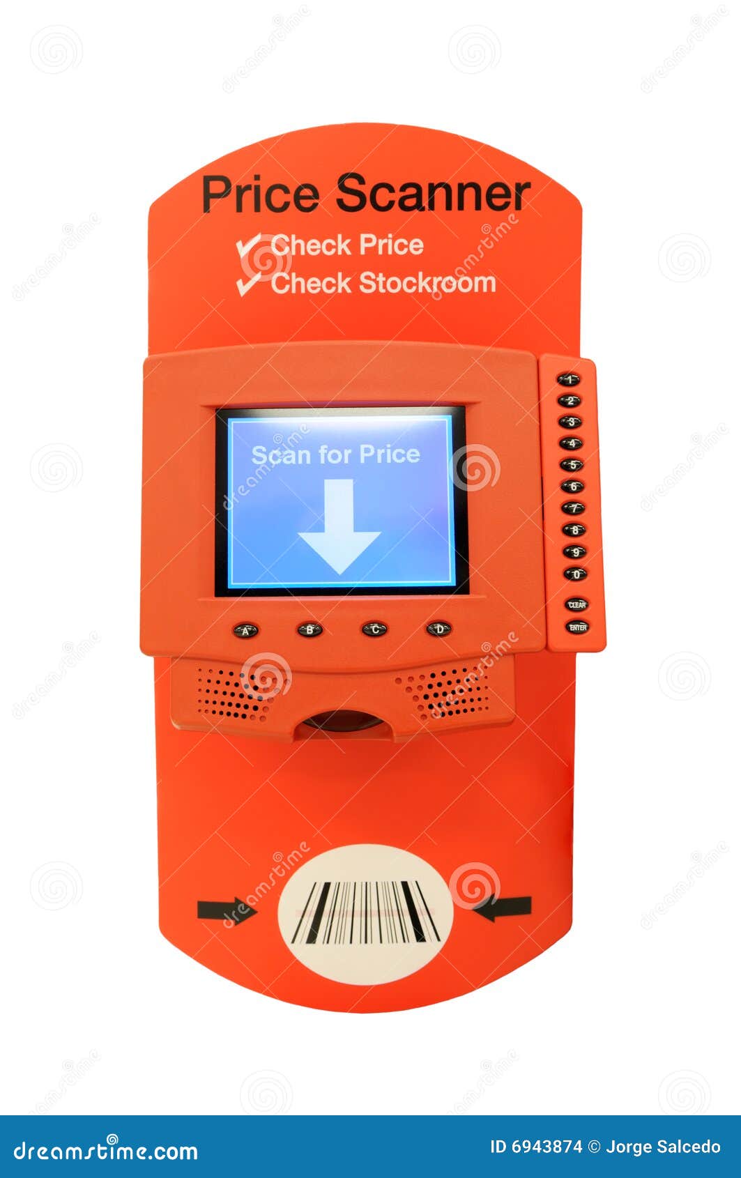Price Scanner stock photo. Image of code, background, device - 6943874